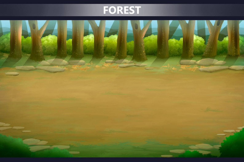 Forest Locations for RPG Battle Asset Pack by Free Game Assets (GUI ...
