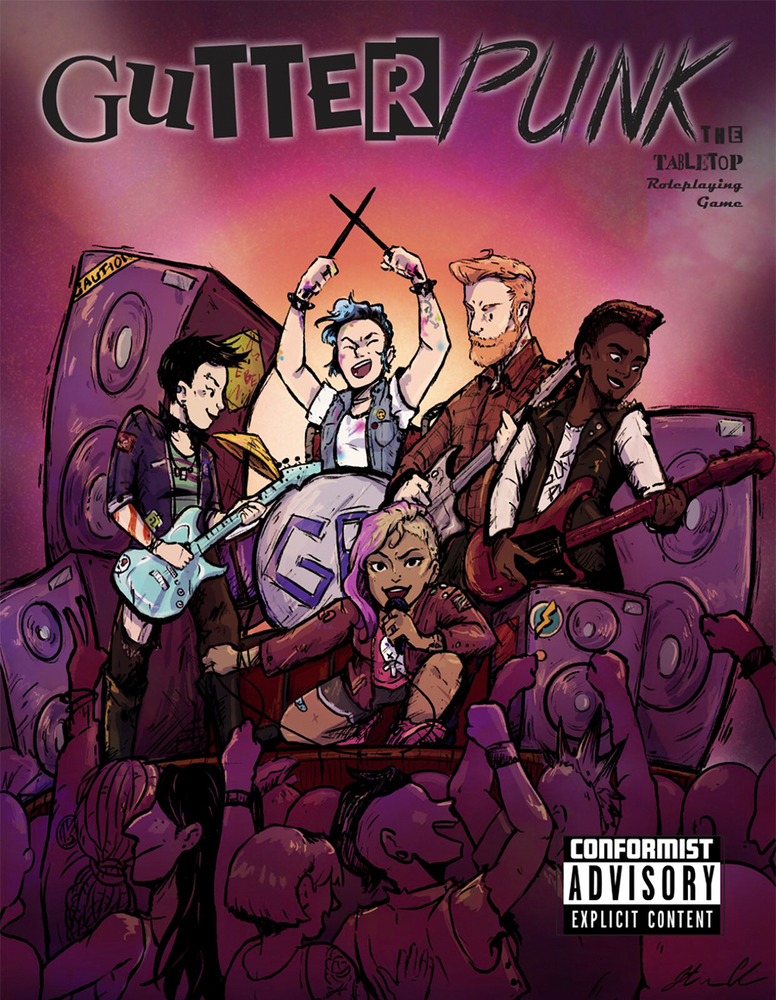 Gutterpunk the TTRPG by Rook and Rasp