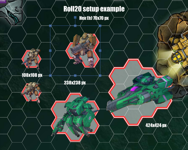 Lancer Mech Tokens by Kaffeezombie