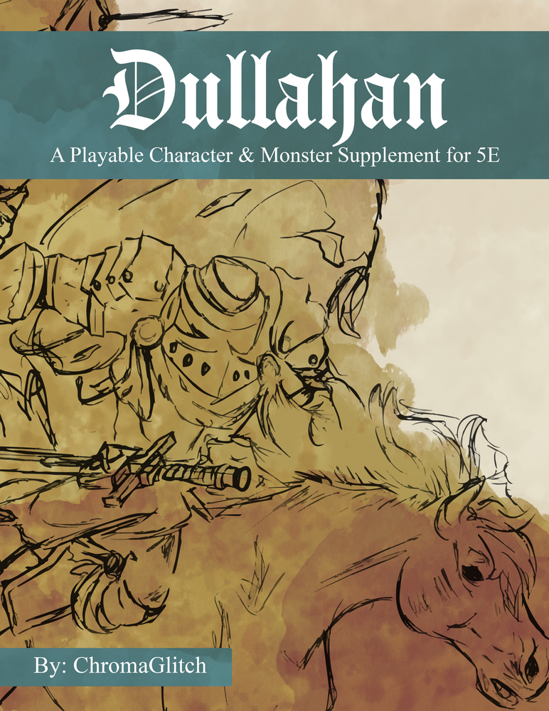 Dullahan: A Playable Character & Monster Supplement for 5E by ChromaGlitch