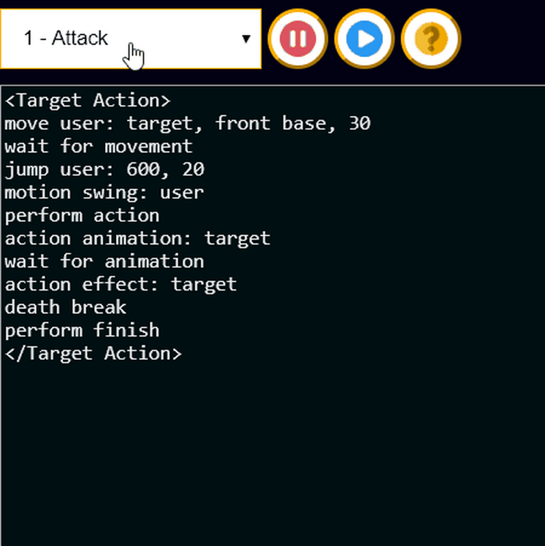 MV Action Sequence Live Editor by ManuGamingCreations
