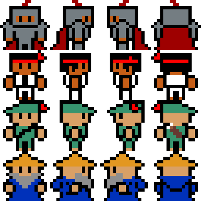 16-Bit RPG Sprites.png by KuraiVenitas