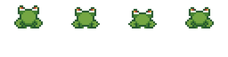 Top-down frog sprite and animations by HASSOUN