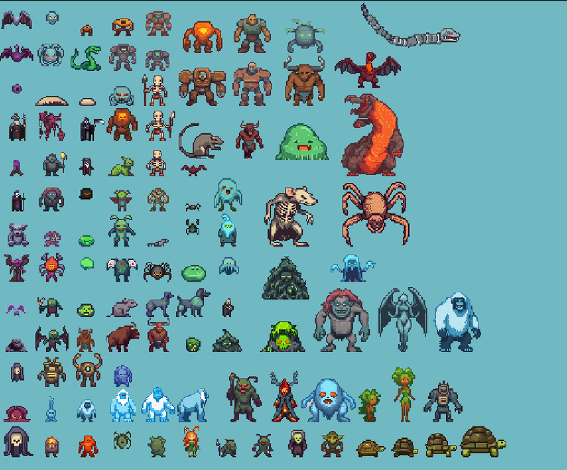 Pixel Monsters Megapack by Blacis