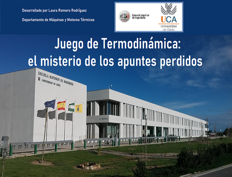 Juego de termodinámica: el misterio de los apuntes perdidos by lrom