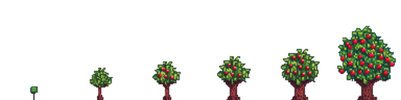 Pixel Trees Megapack by Blacis