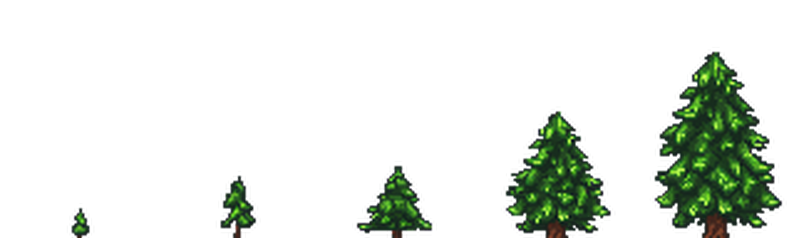 Pixel Trees Megapack by Blacis