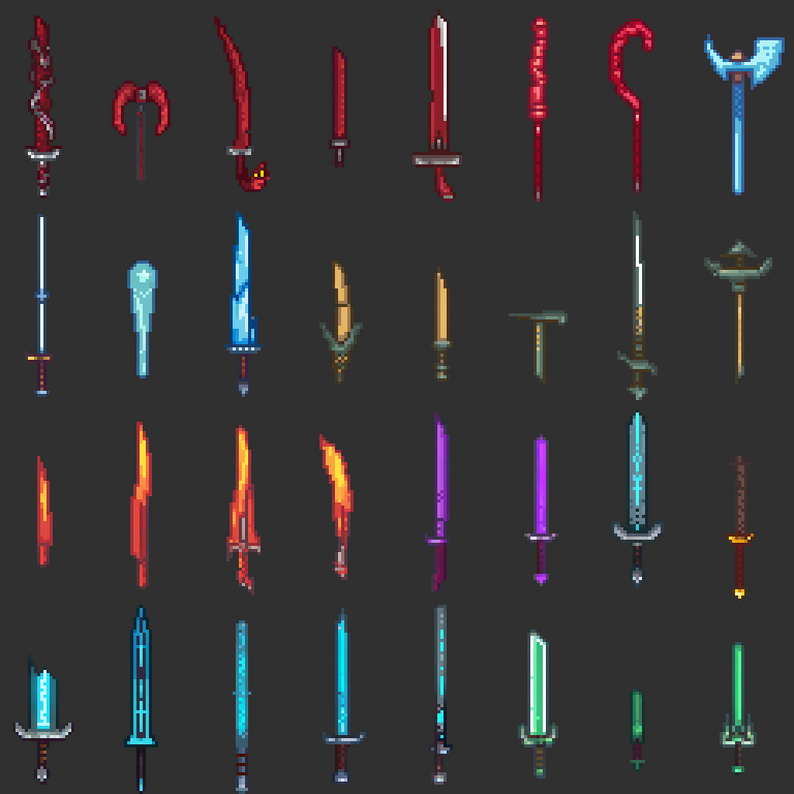 Pixel Weapons Megapack by Blacis