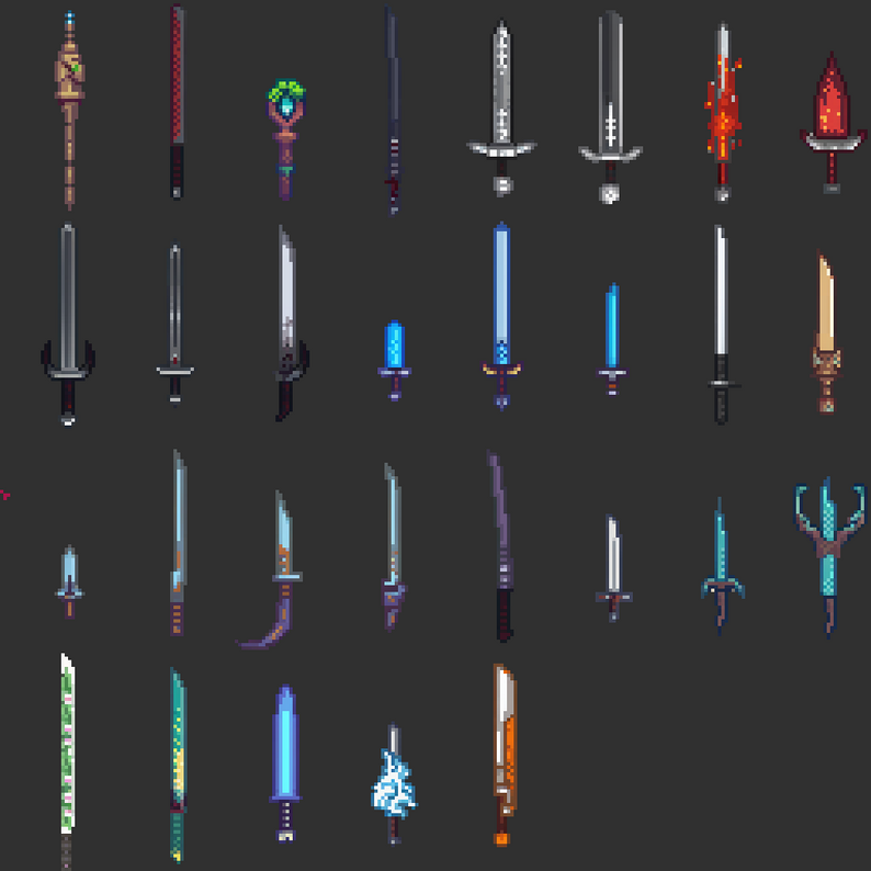 Pixel Weapons Megapack by Blacis