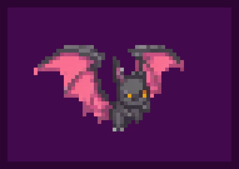Bat Pixel Art Pack Free by PixelSkeys