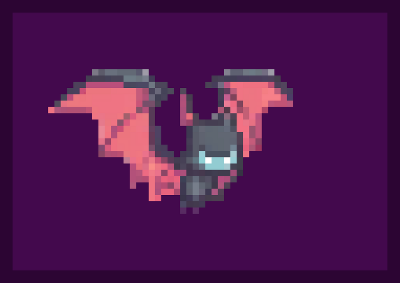 Bat Pixel Art Pack Free by PixelSkeys