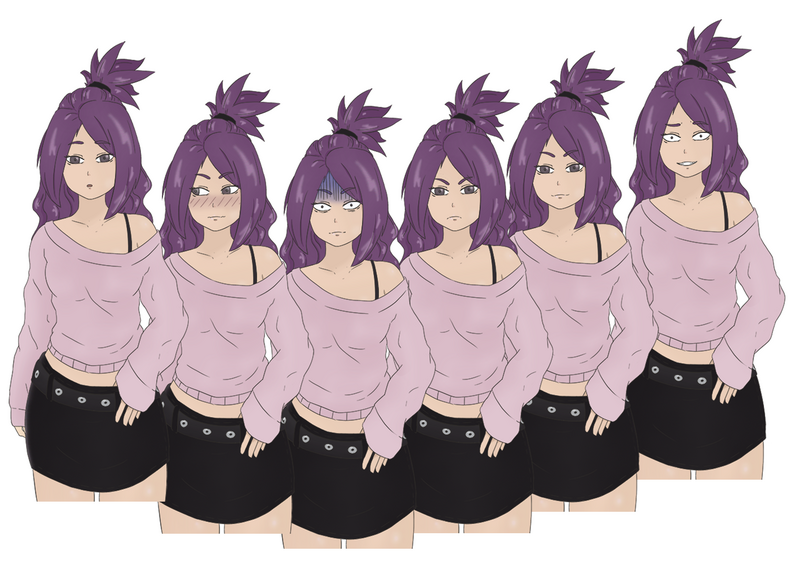 Free Female Character Sprite for Visual Novels by Odyssey Creations