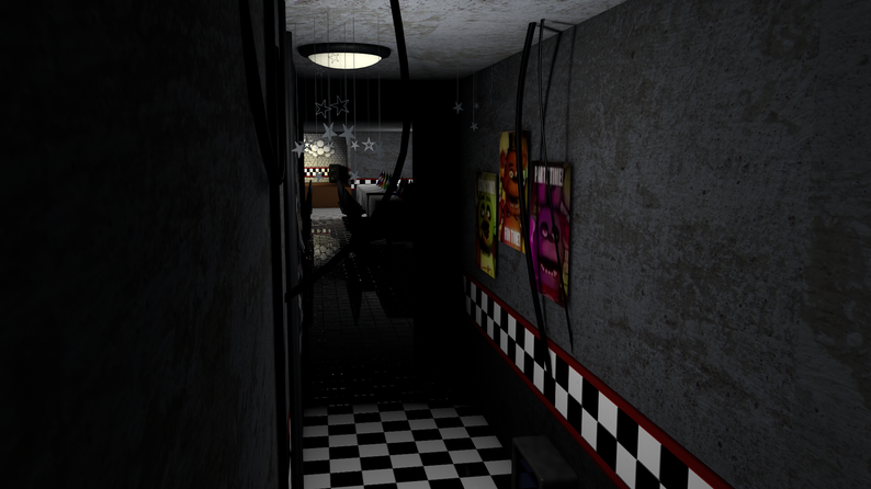 FNAF 1 MAP by 3D Gamesoft