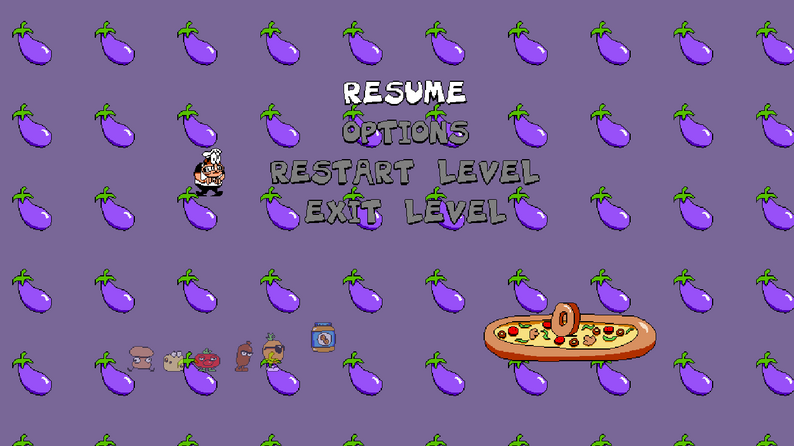 Monika's Random Pizza Tower Eggplant Build Mod by Oofy