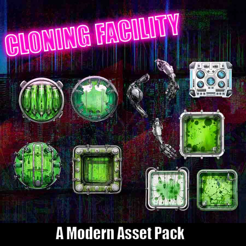 Science Fiction Map Asset Pack by rpgxnihilo