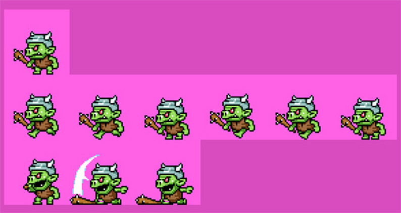 Pixel art Assets: Enemies by Oscar Celestini SHOP