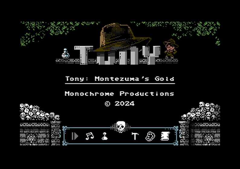 TONY - Montezuma's Gold (Commodore 64) by Monochrome Productions