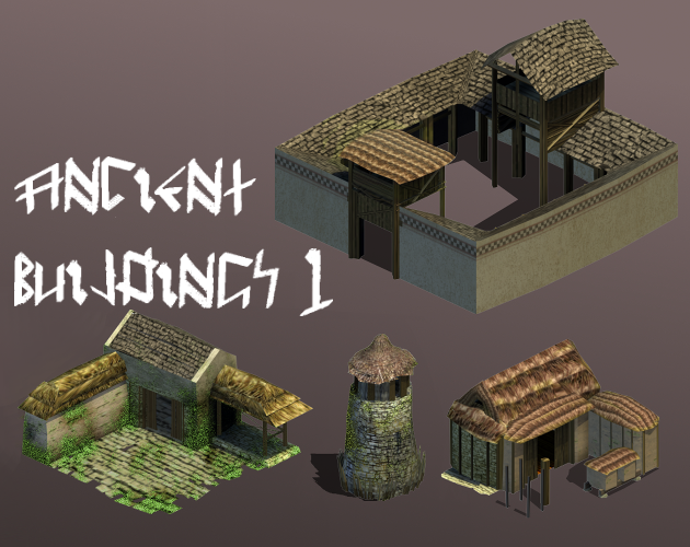 Ancient Buildings 1: Celtic building sprites by Beelim Solutions