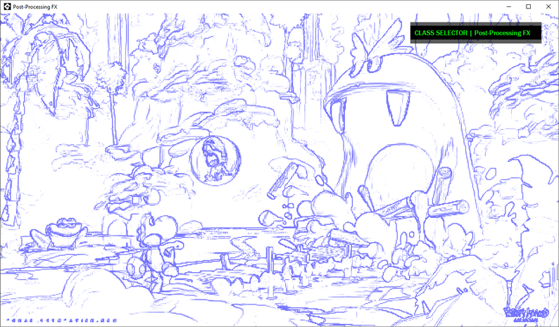 Sketch (Cartoon) Shader [Post-Processing] by Foxy Of Jungle