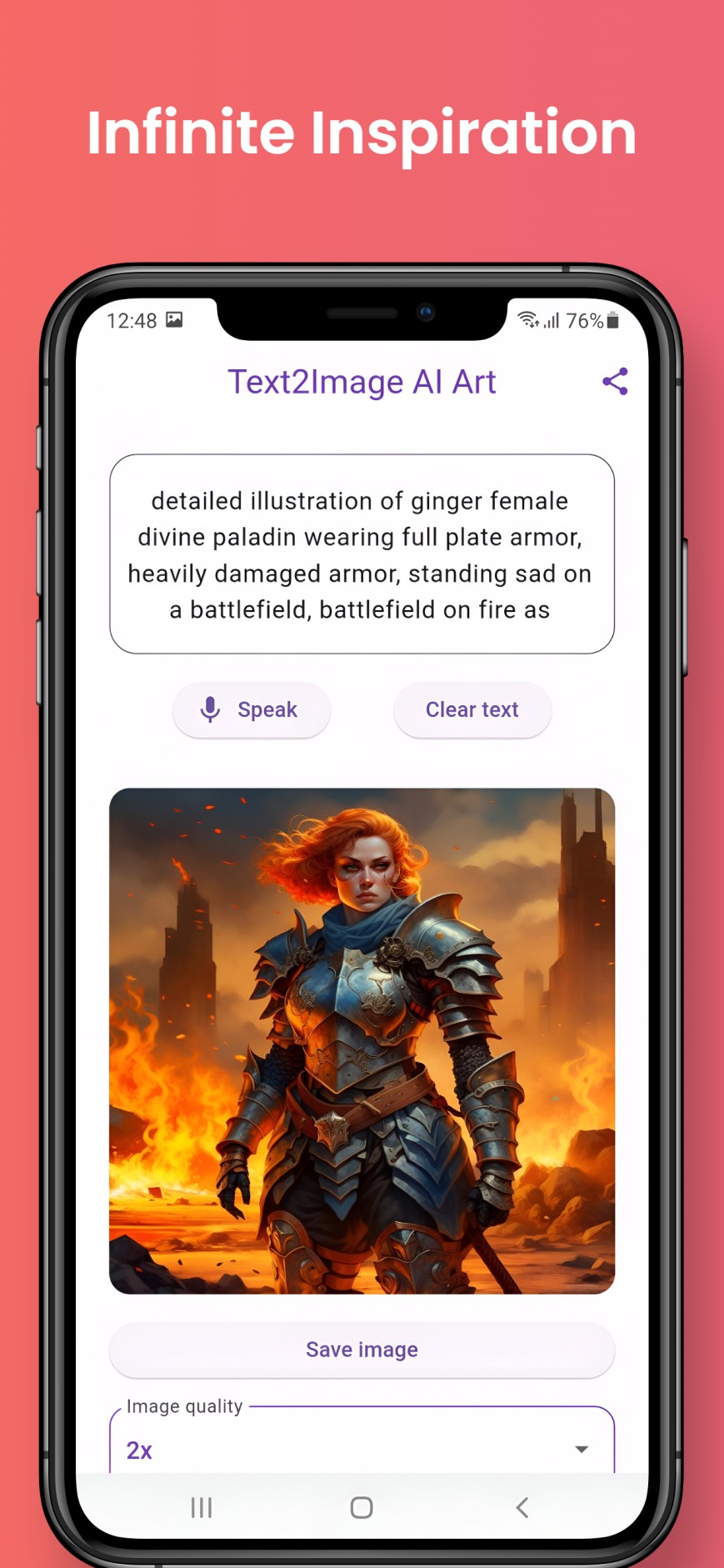 Text2Image - AI Art Generator by M.S Apps for The Strange Worldscapes Jam - itch.io