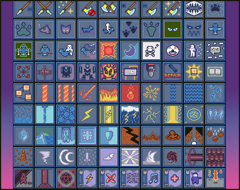 RPG Skill Icons Set by HammerStrike