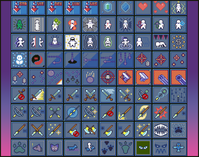 RPG Skill Icons Set by HammerStrike