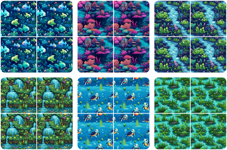 Water Backgrounds by SnowyPandas