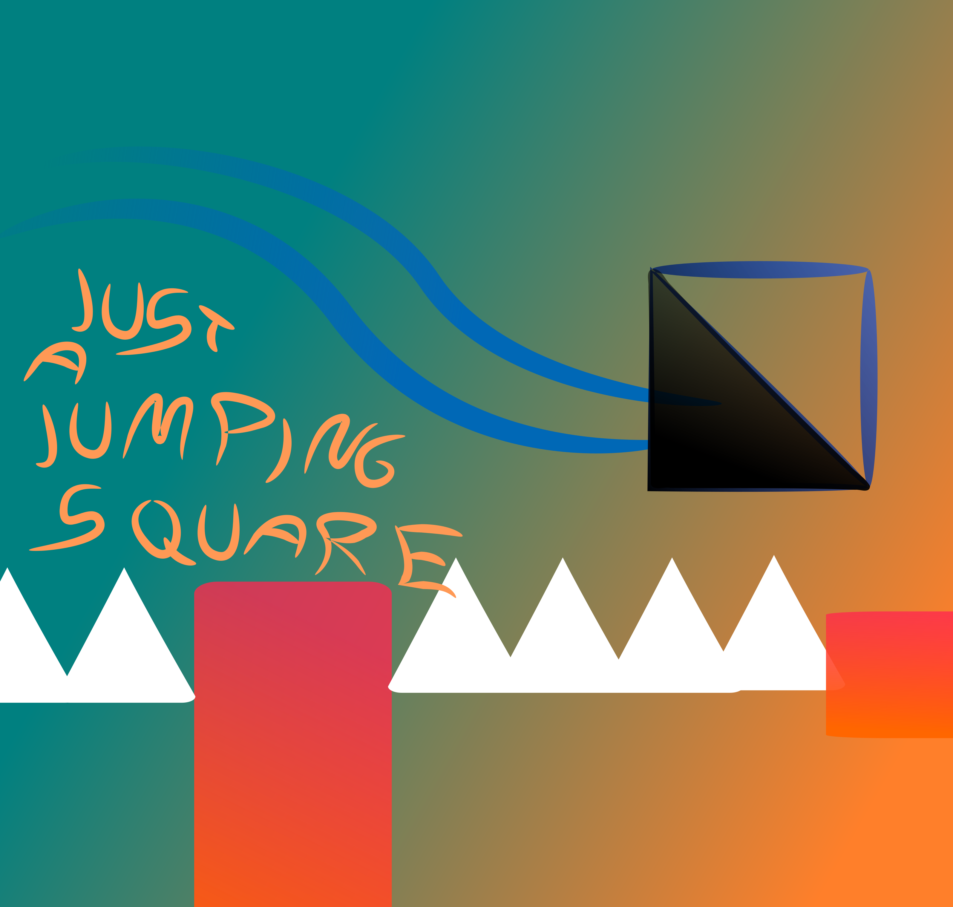 Just a Jumping Square by Alfa-Omega
