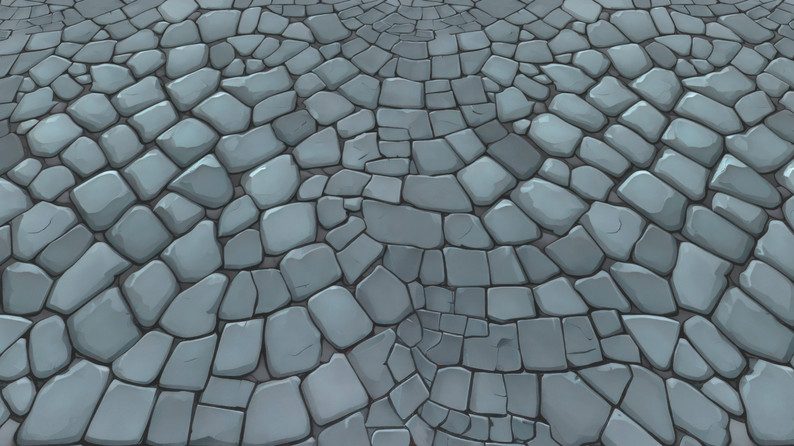 Stylized Textures – Vol 54 – Cobblestone by oleekconder