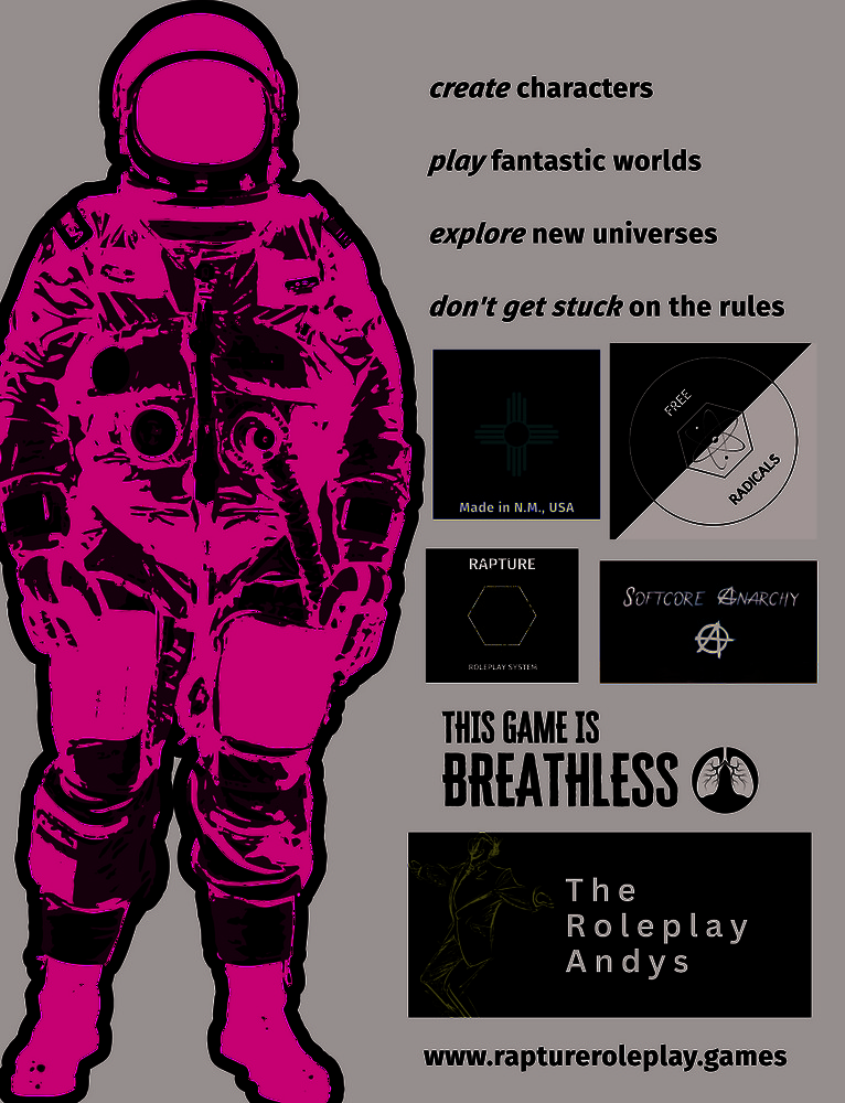 Rapture (Roleplay System) by Free Radicals Press, Softcore Anarchy