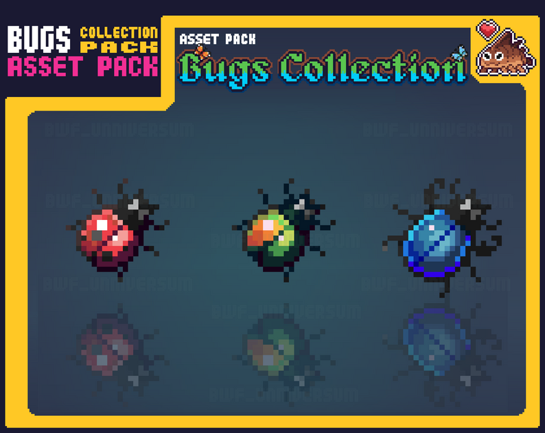 Beowulf's Insects Pixel Art Asset Pack by Beowulf