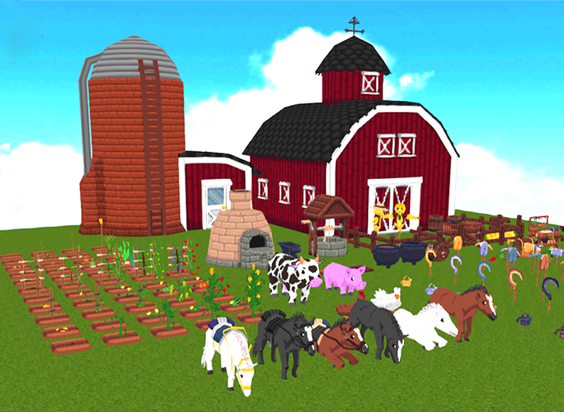 Asset Pack 3d Pixel Farming Vol.1 by Darkand Arts