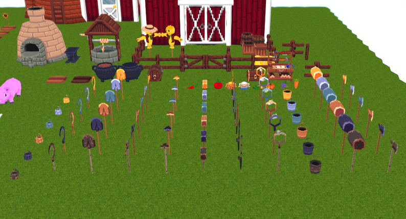 Asset Pack 3d Pixel Farming Vol.1 by Darkand Arts