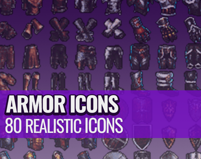 Realistic 32x32 Armor Icon Pack by SODA