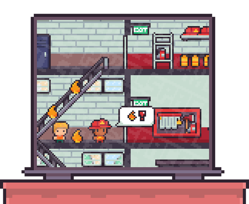 Pixel Spaces - 2D Life-Sim/Room Building Asset Pack by Netherzapdos