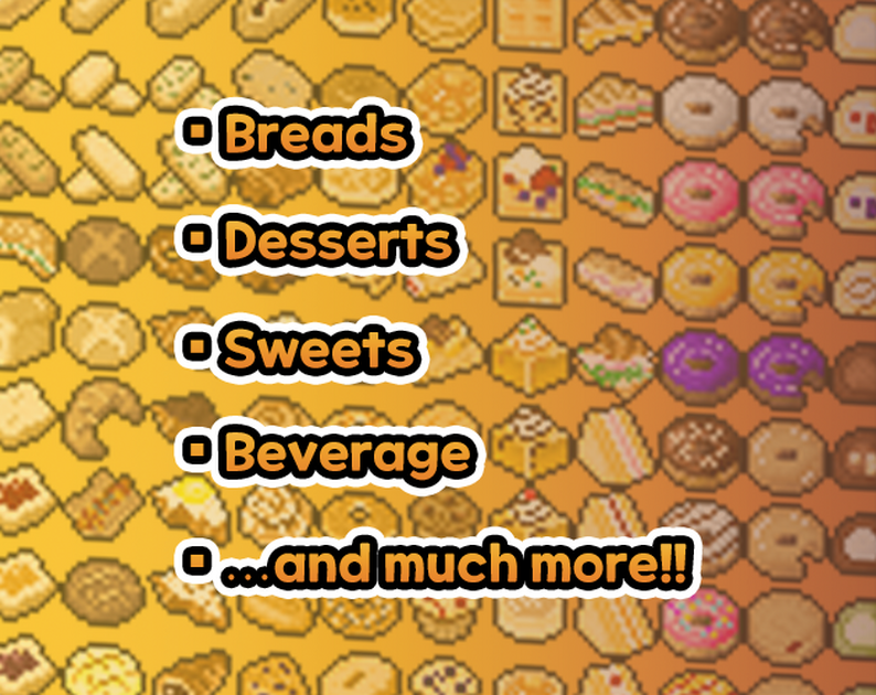 Bakery and Cafe [340+ 16x16 food icons] by redipx