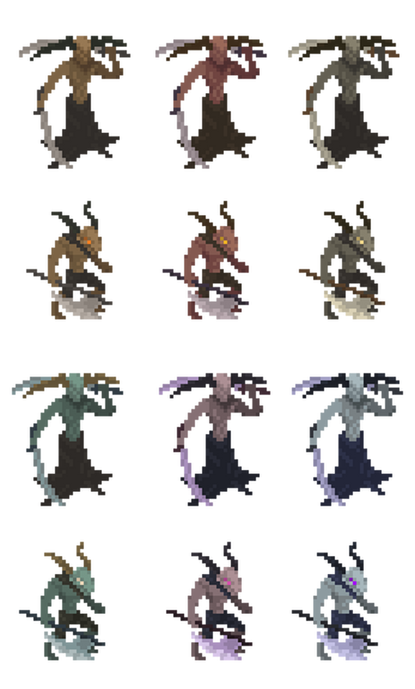 Dark Demon - Top Down Pixel Art Character Assets by sanctumpixel