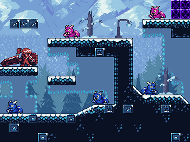 Snow Platform Pack by Atari Boy
