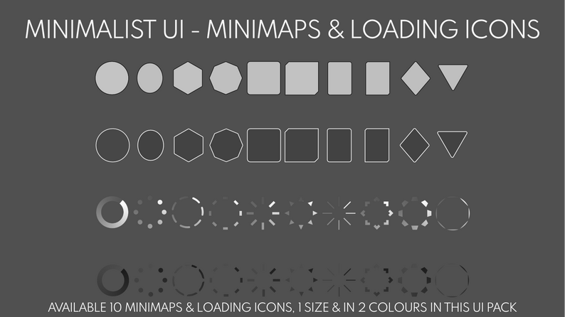Minimalist UI-Game UI Asset by Hazestorm Studio