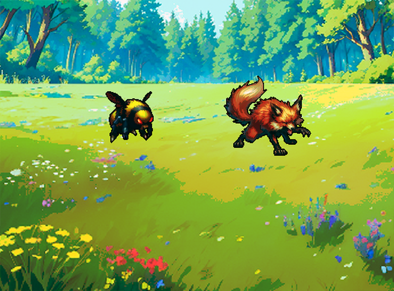 24 Animal Battlers Pack 128x128 by Battlebacks