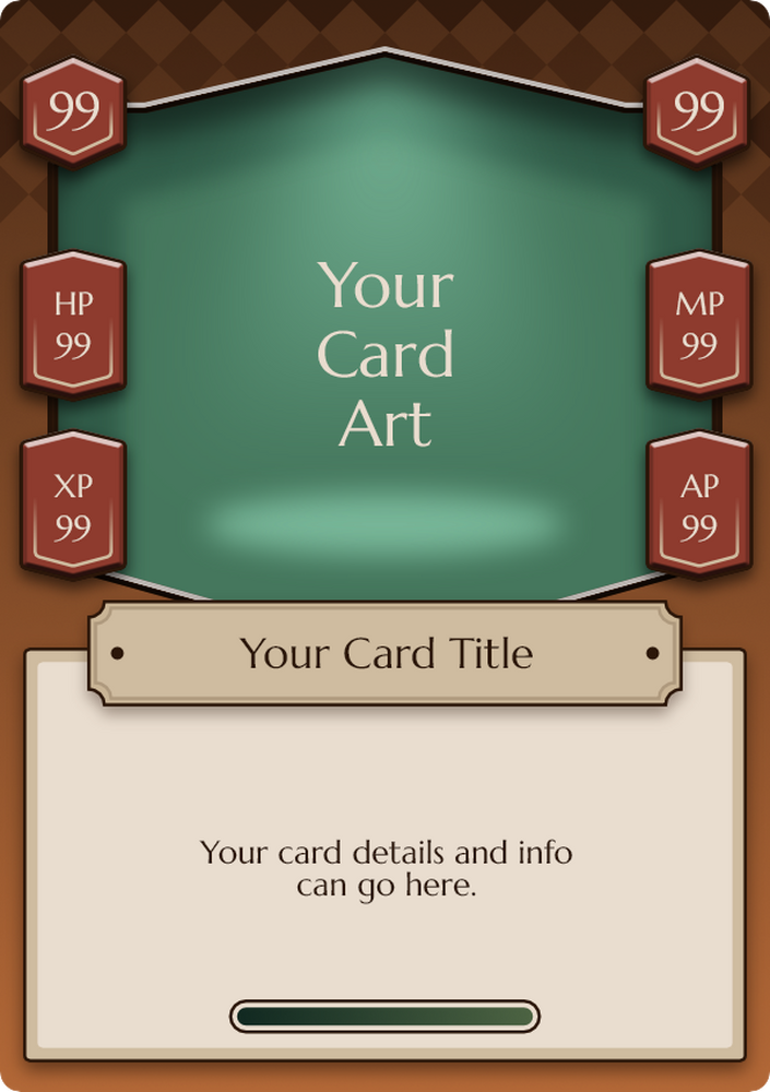 RPG Card Template by LadyLuck