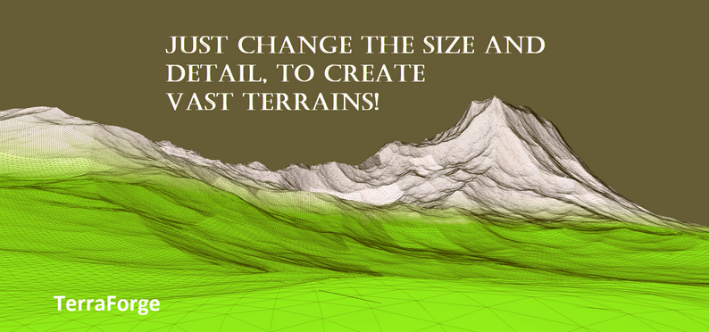 TerraForge (Beta) - procedural terrain generator by Wiskered