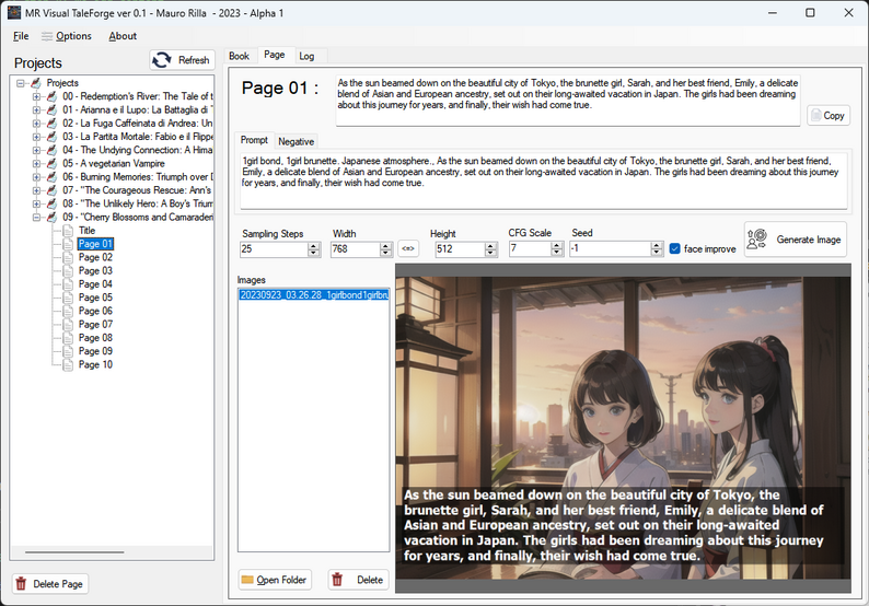 MR Visual TaleForge (Books with Stable Difussion + ChatGPT) by Misterm