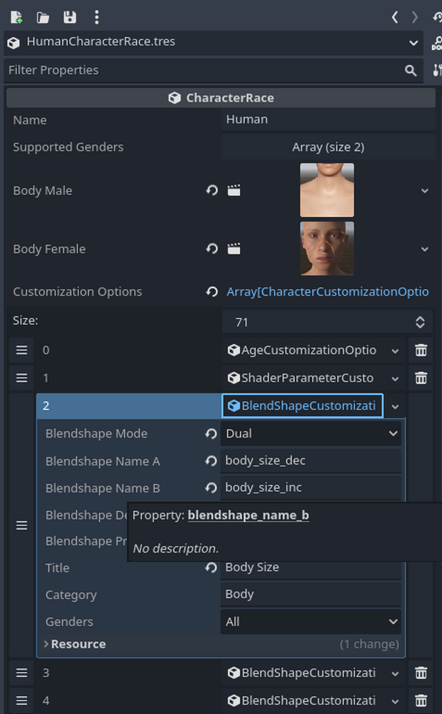 Godot Character Creation Suite by Pelatho