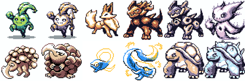 Retromon Free Pack by Willibab