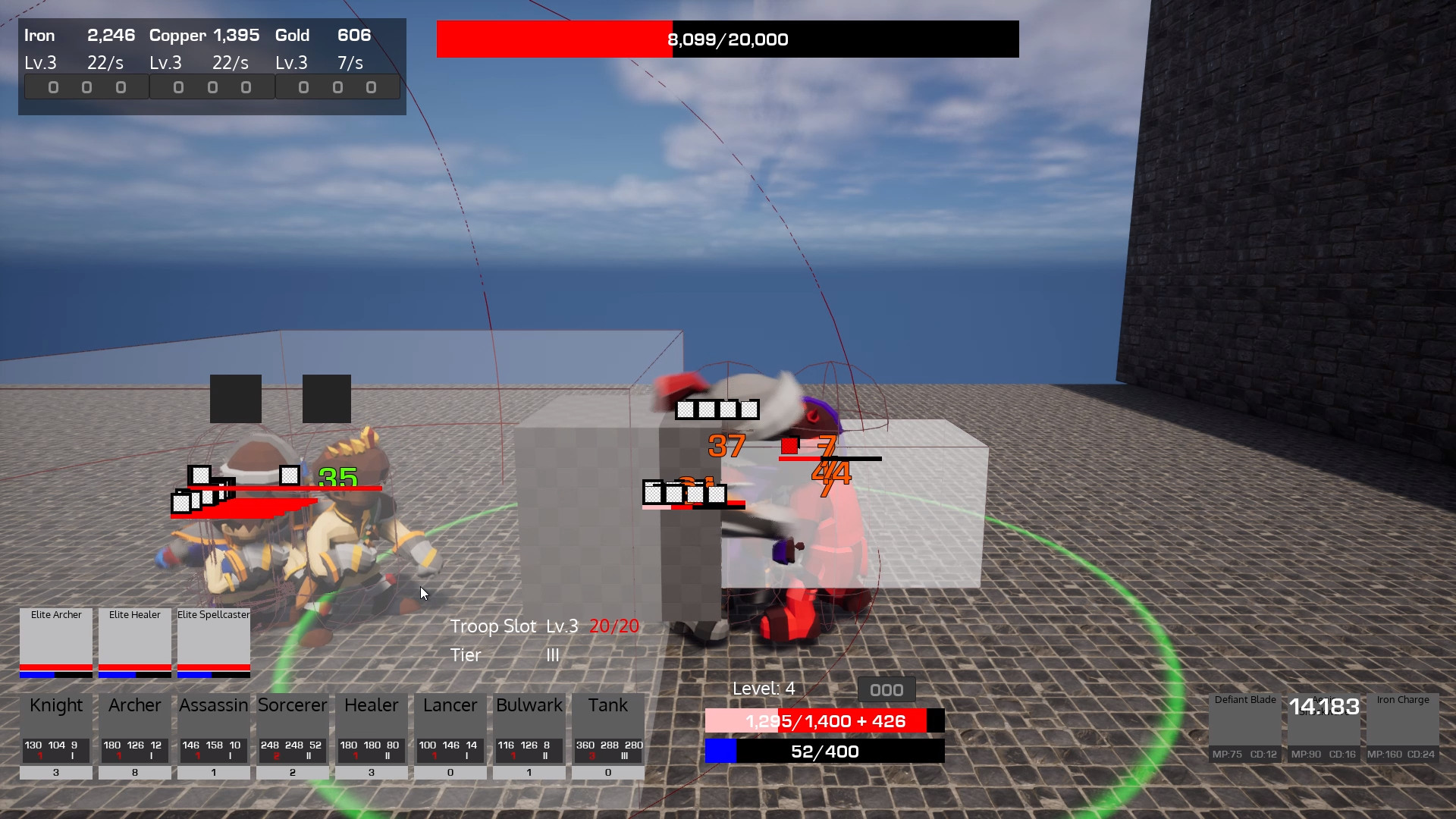 Update 1.1.1 - ProjectD3 - 2.5D Side Scroller RTS game by WFDY