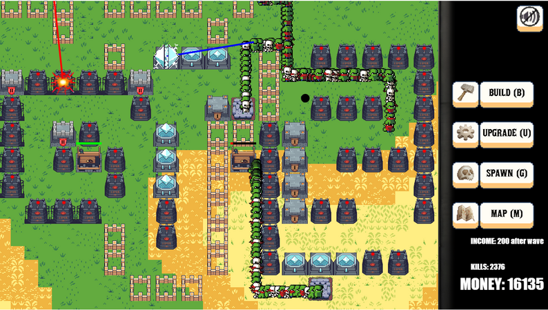 Ultra Maze II Tower Defense 2D by BaldurK