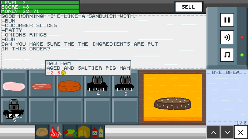 Sandwich Restaurant Simulator by G3Dev