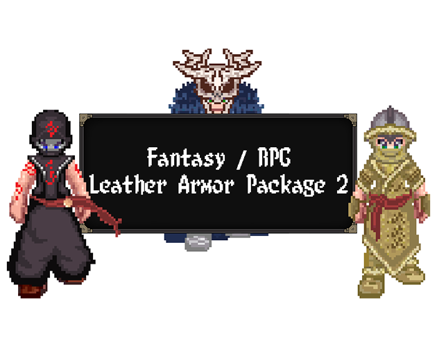 Fantasy/RPG Leather Armor Package 2 by Iziwaru