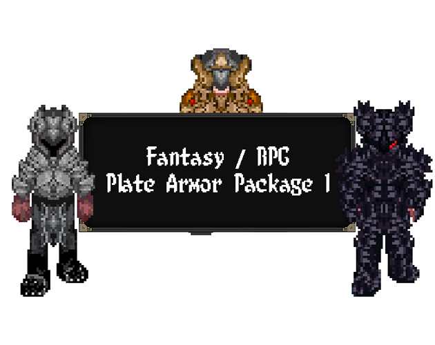Fantasy/RPG Plate Armor Package 1 by Iziwaru